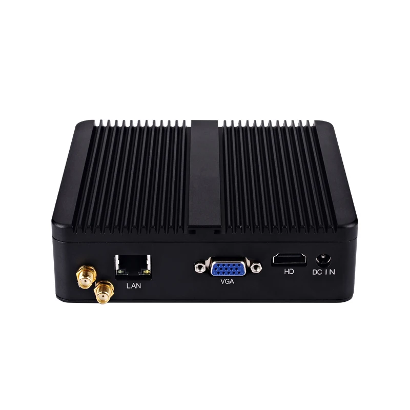 Micro mini industrial pc N2830 J1800 J1900 dc12v box Fanless vga HD ...