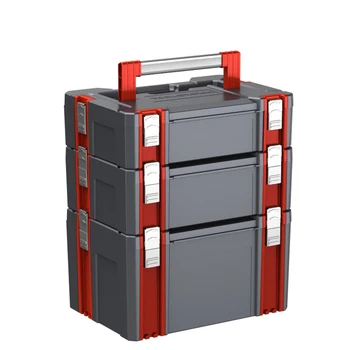 Vertak Mechanic Modular Abs Plastic Toolbox With Small Middle And Large ...