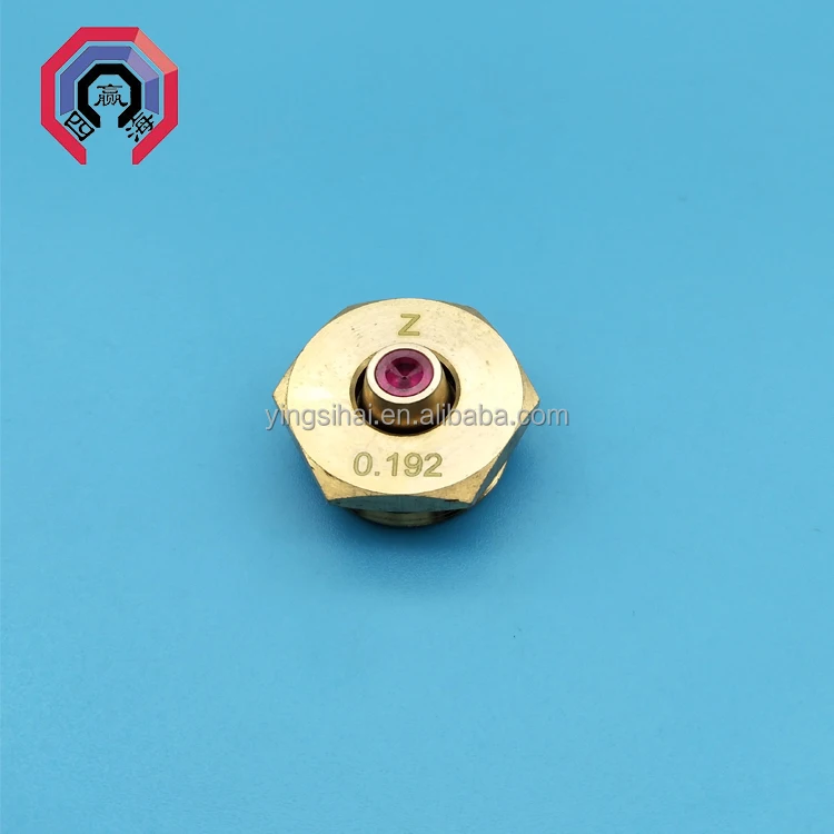 Hexagon Ruby Wire Guide 0.195mm 0.192mm For Cnc Medium Speed Machine ...