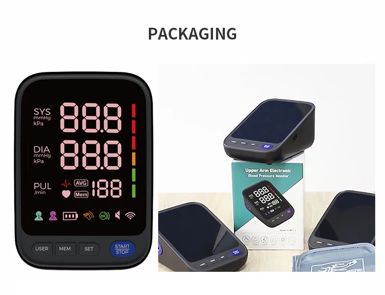 Hot Model Bp Monitor Customization Big Screen Digital Blood Pressure ...