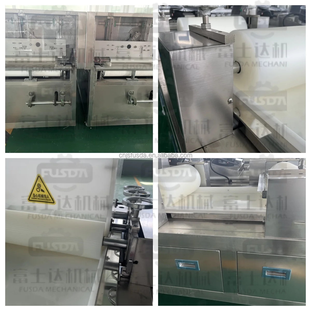 FSD Automatic High Productivity Snack Machine Stainless Steel Peanut ...