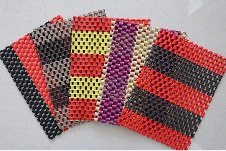 6mm Wear-Resistance Design Anti Slip PVC Tube Bath Lock Chain Mat ...