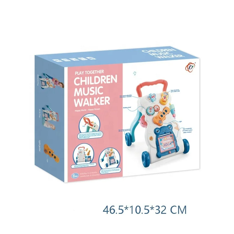 New Walkers Trolley Toys Multi-functional Rollover Prevention 1-3 Year ...