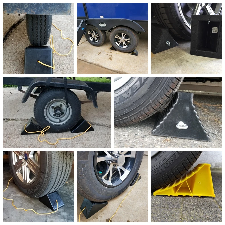 Pickup Truck Camper RV Wheel Chocks Wheel Stopper RV Leveling Blocks ...