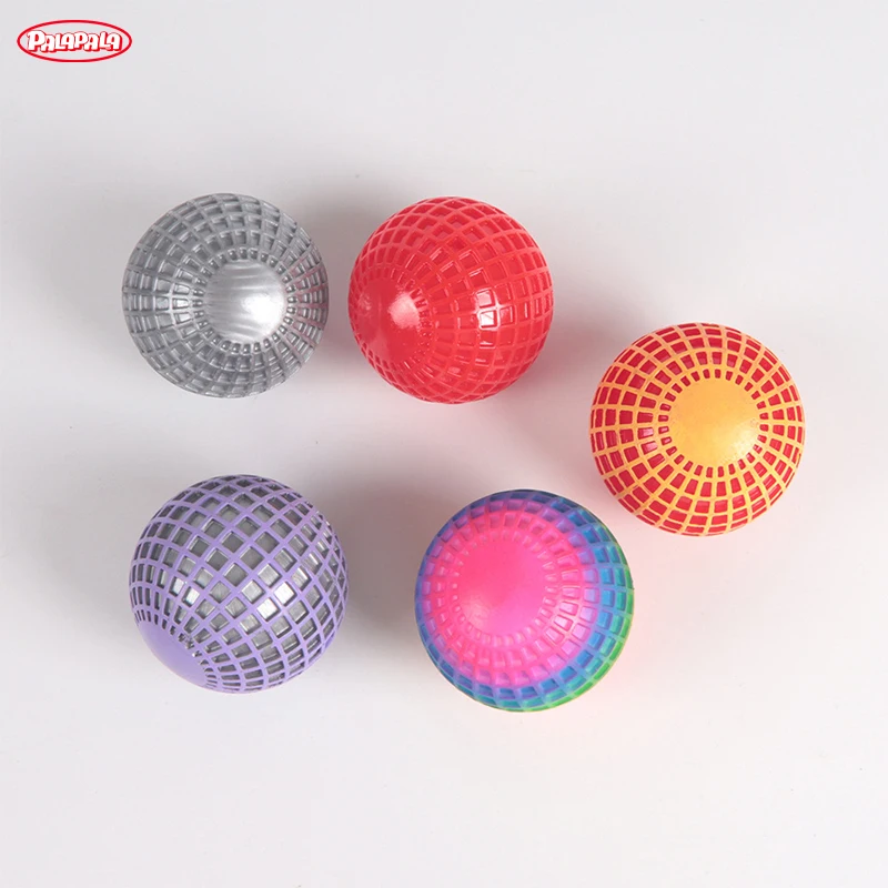 New 6.5CM Baby Ball Pat Ball Flash LED Children's Toys Bouncy Ball Can ...