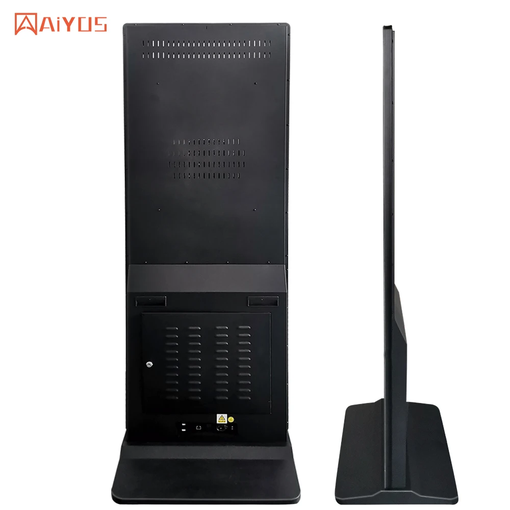 70 Inch Advertising Full Screen Floor Standing Vertical Digital Signage ...