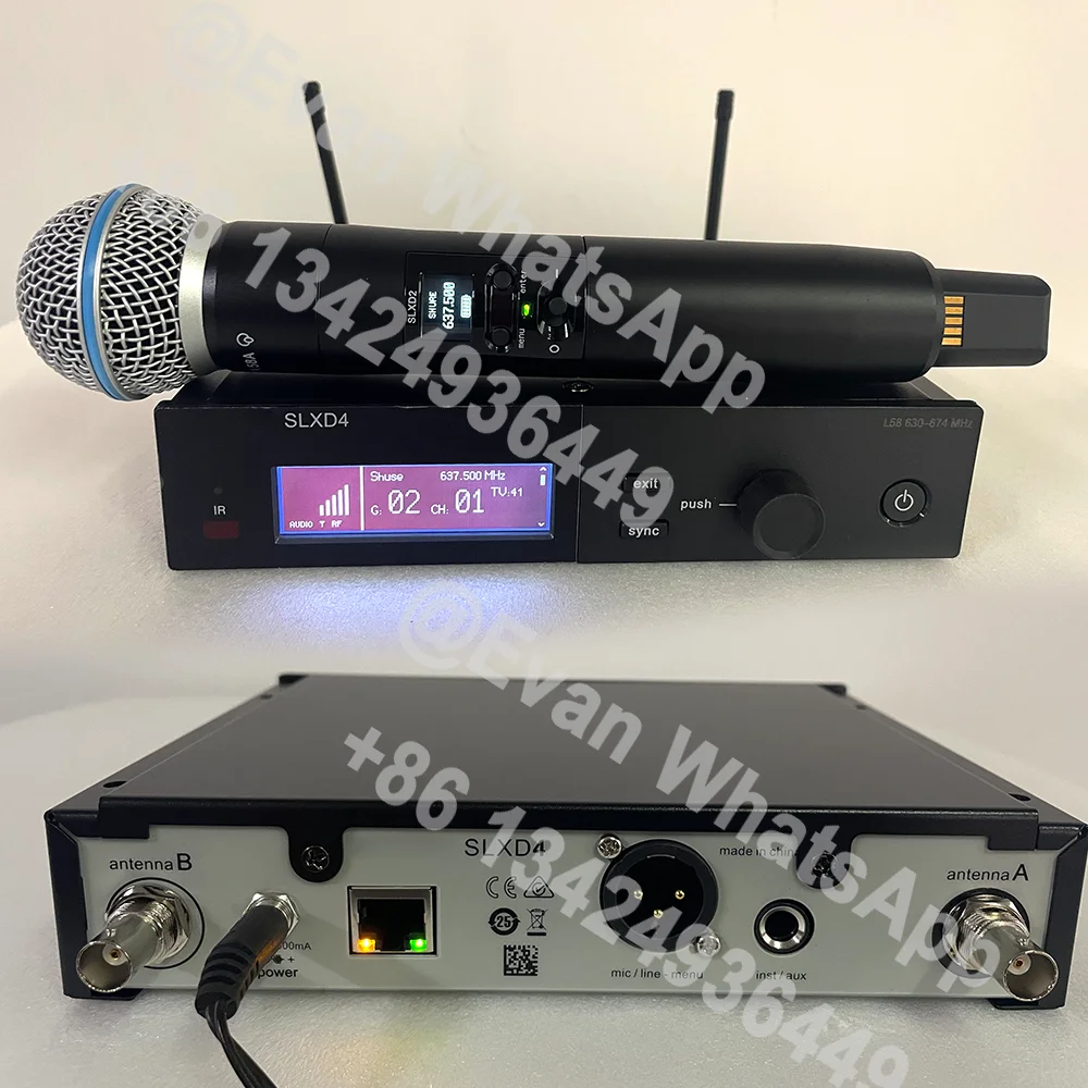 Wireless UHF Microphone System for Karaoke & Performance