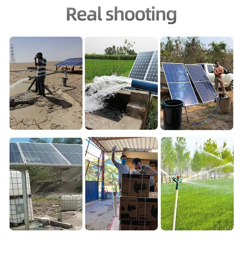 Qiwo Solar Water Pump - 72V 1100W Efficient Flow Solution