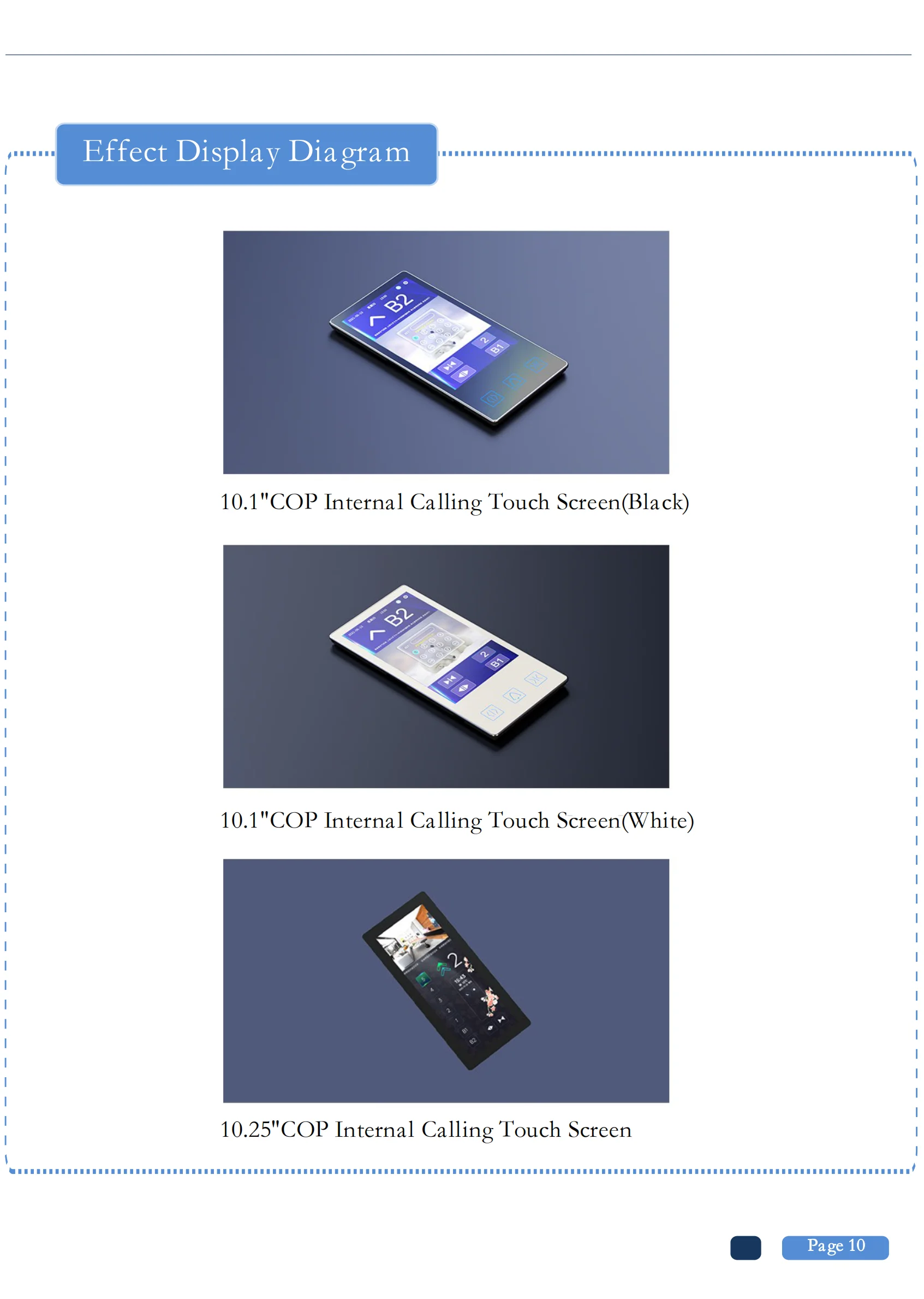 Elevator Control Panel HD Display Cop Lop Machine Elevator Lift Touch ...