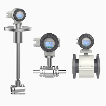 Digital Water Flow Rate Meter Electromagnetic Flow Meter 4-20ma - Buy ...