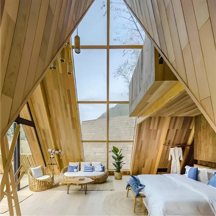 Quacent Luxury Sips A Frame Low-Rise Villa Heat-Insulated Modular Home ...