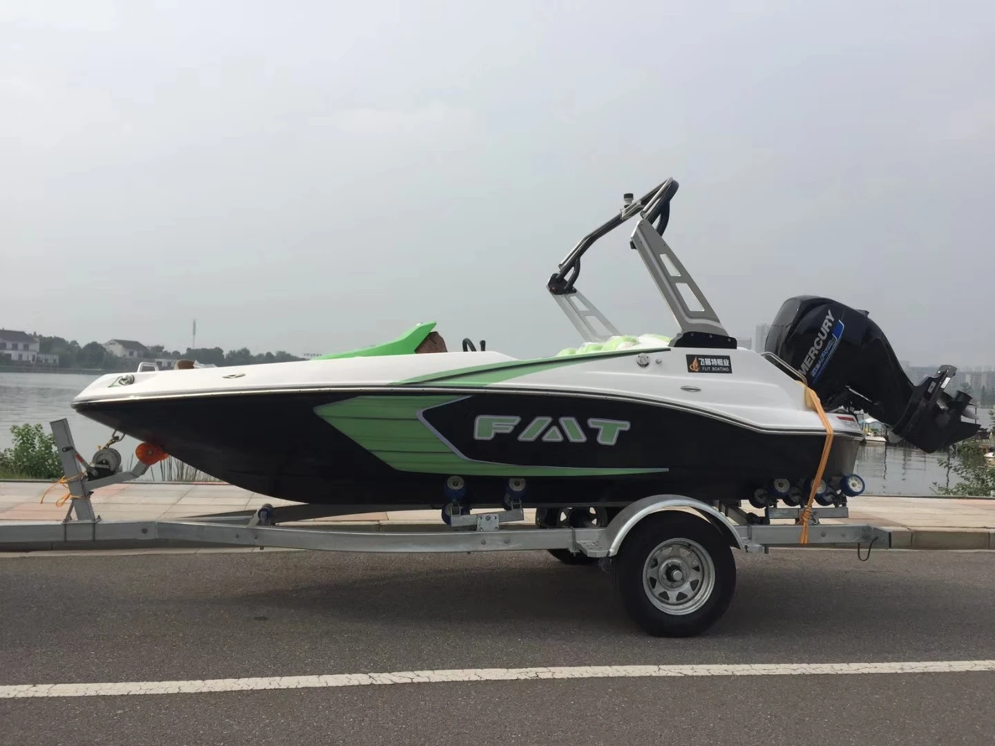 Galvanized Yacht Trailer Jet Ski Trailer Inflatable Off Road Boat ...