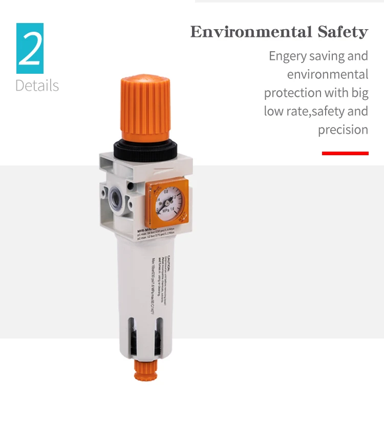 Air Source Treatment Frl Units Air Filter Pneumatic Air Compressor ...