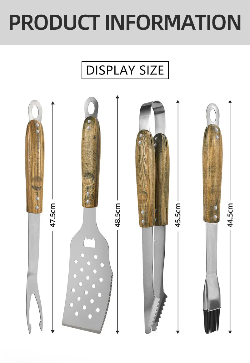 New Style BBQ Tool Set - Durable, Heat Resistant Utensils