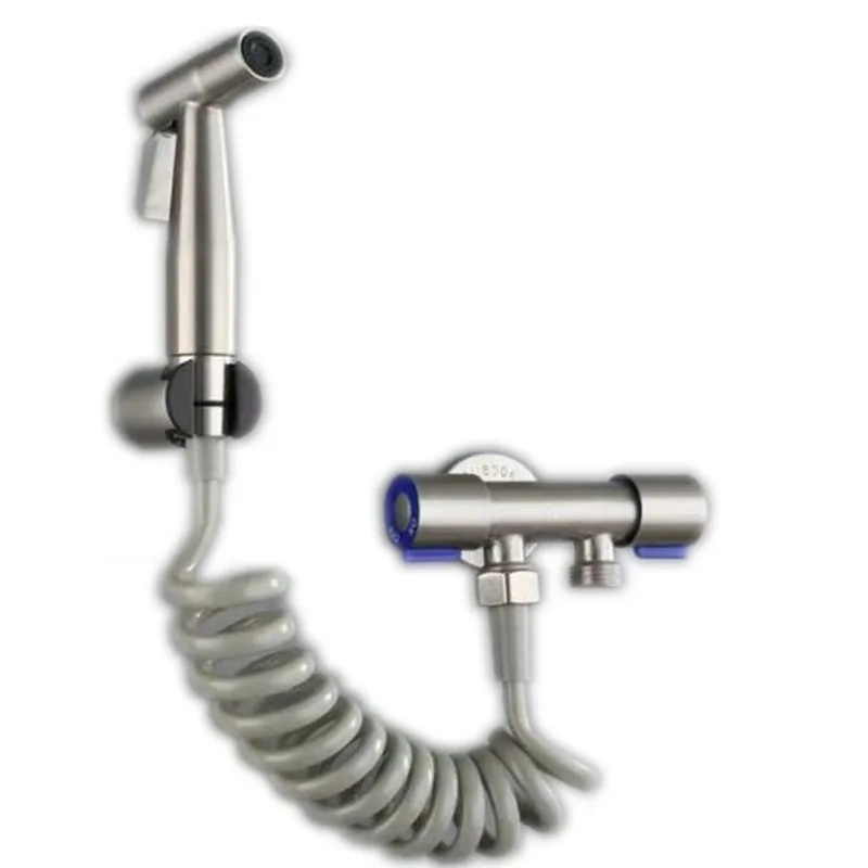 Toilet Flush Gun Faucet Spray Gun Set High Pressure Nozzle Flush Faucet ...