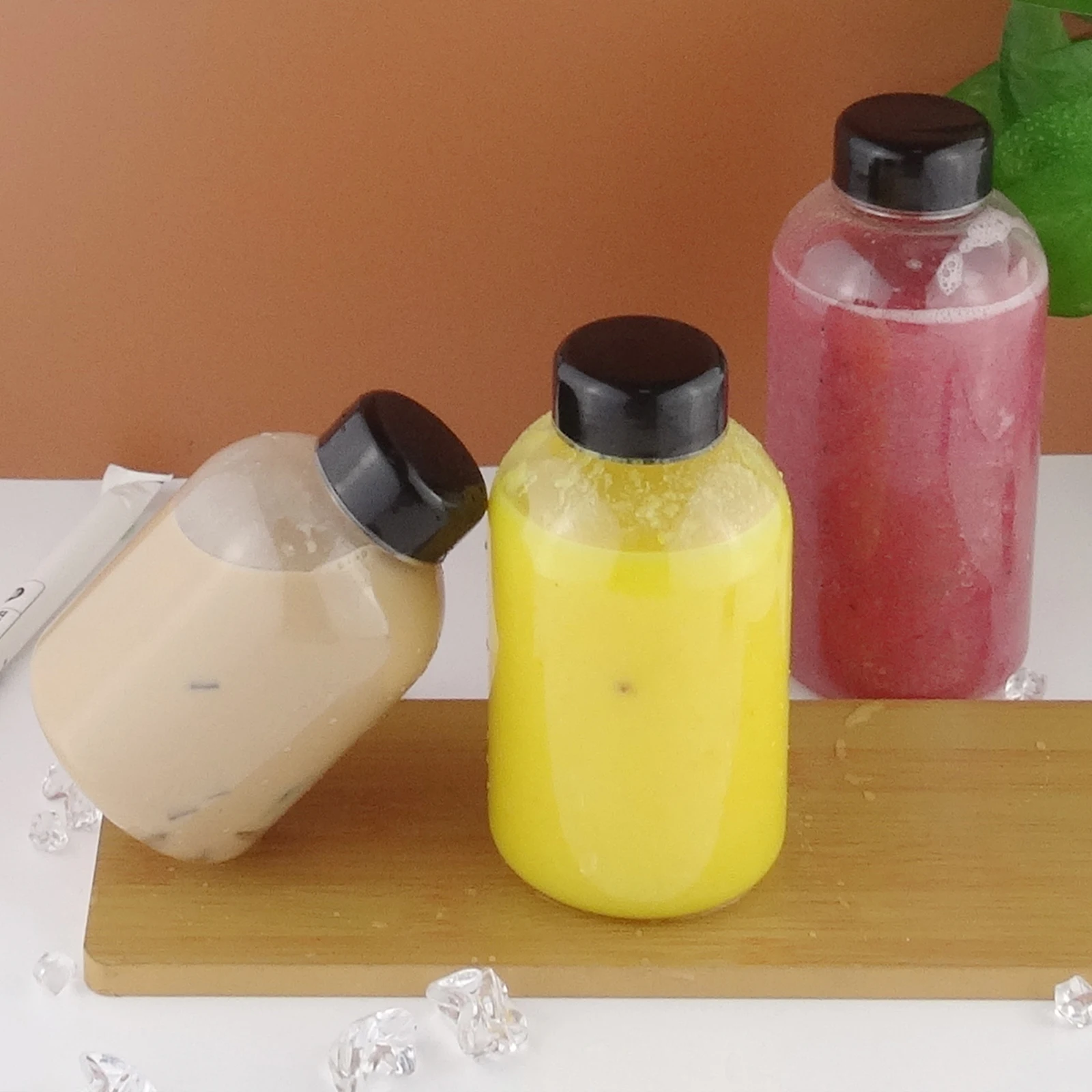 400ml 500ml 600ml 1000ml Plastic Juice Bottles Boba Tea Bottles ...