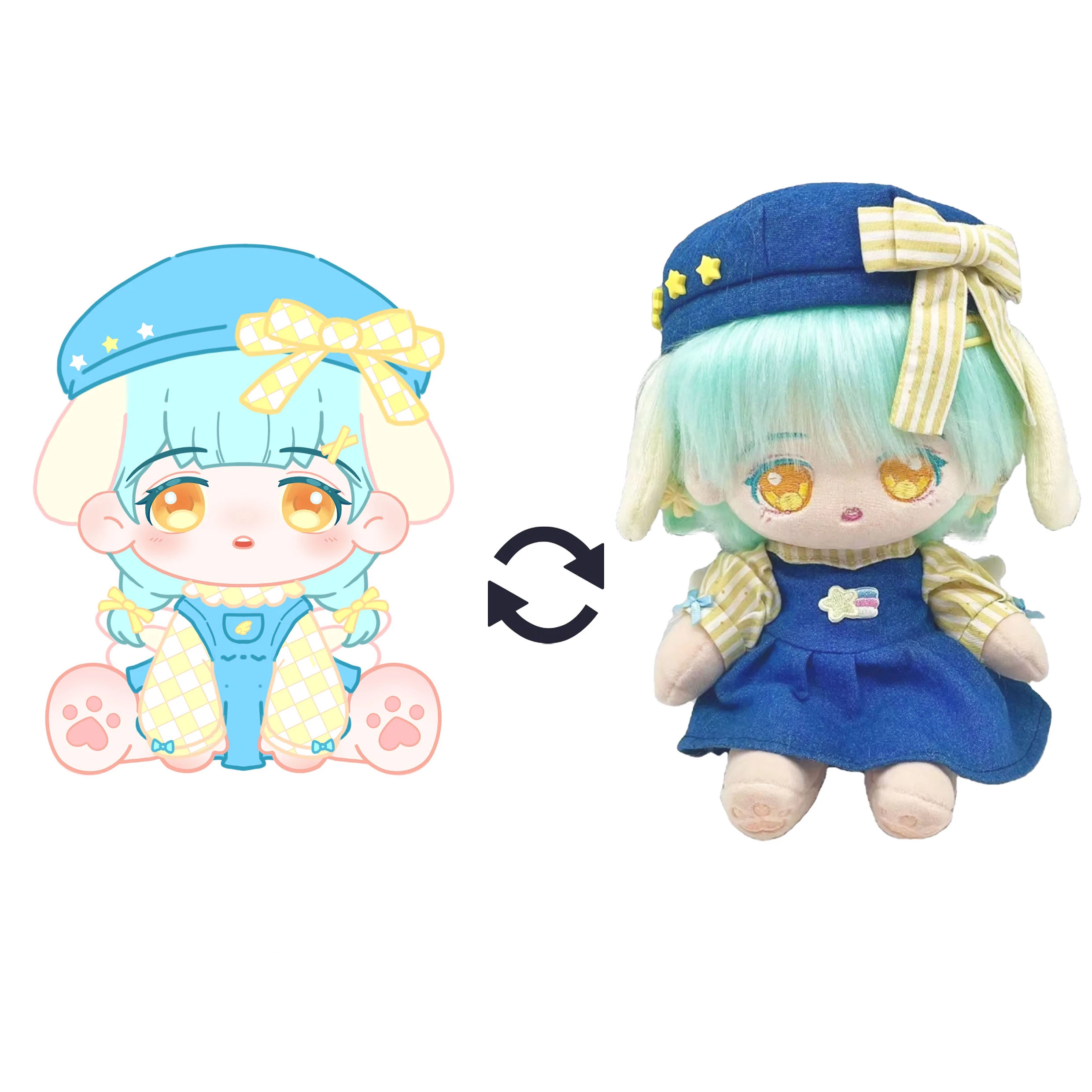 Customized Soft Cotton Plush Dolls Personal Design Stuffed Toys ...