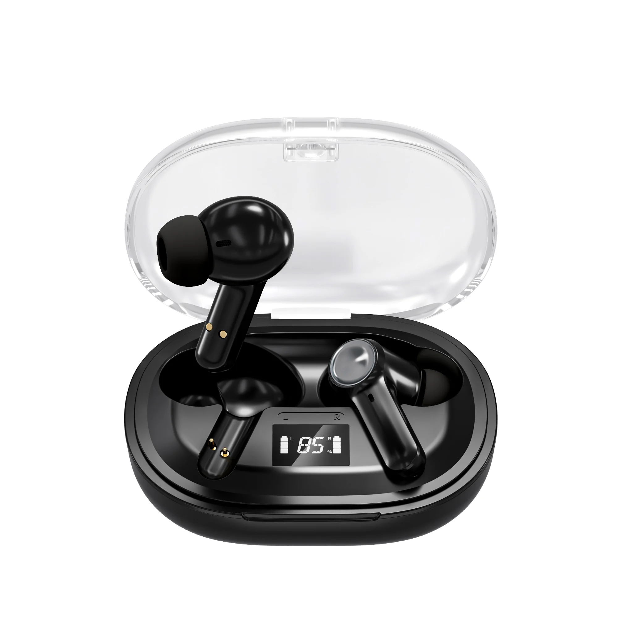 Earphones Bluetooth Tws Earbuds Transparent Tws Led Display Tws ...