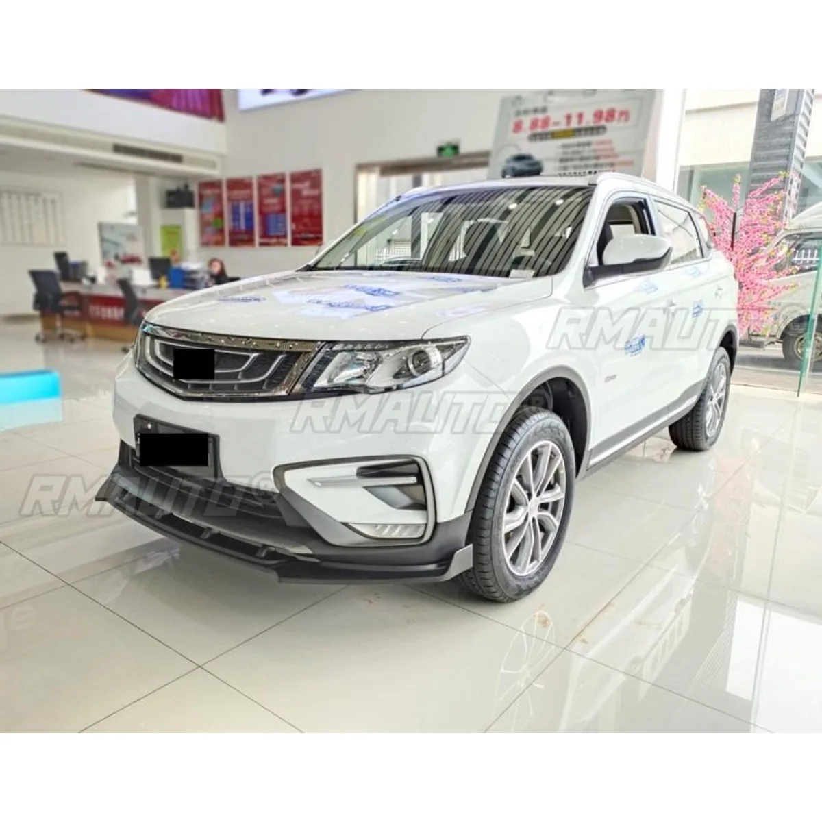 For Geely Boyue 2018-2020 Car Front Bumper Lip Splitter Diffuser Body ...