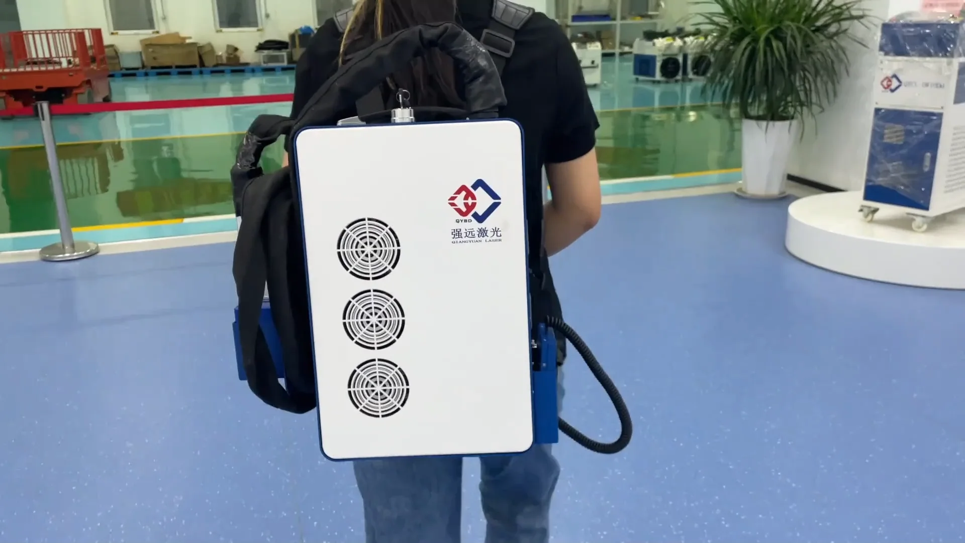 Backpack Type Laser Cleaner Pulse Fiber Laser Rust Removal Machine ...