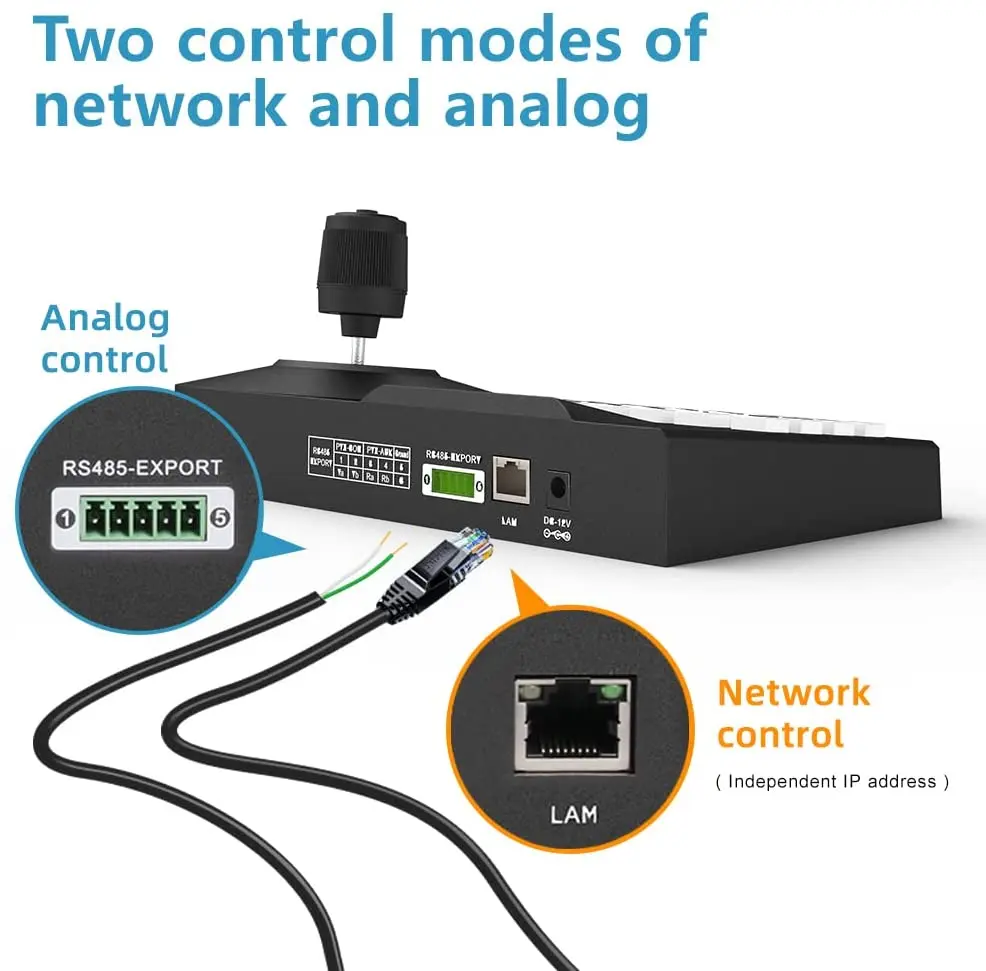 Mytech Ptz Joystick Controller Keyboard Lcd Display Rs485 Rs232 - Buy ...