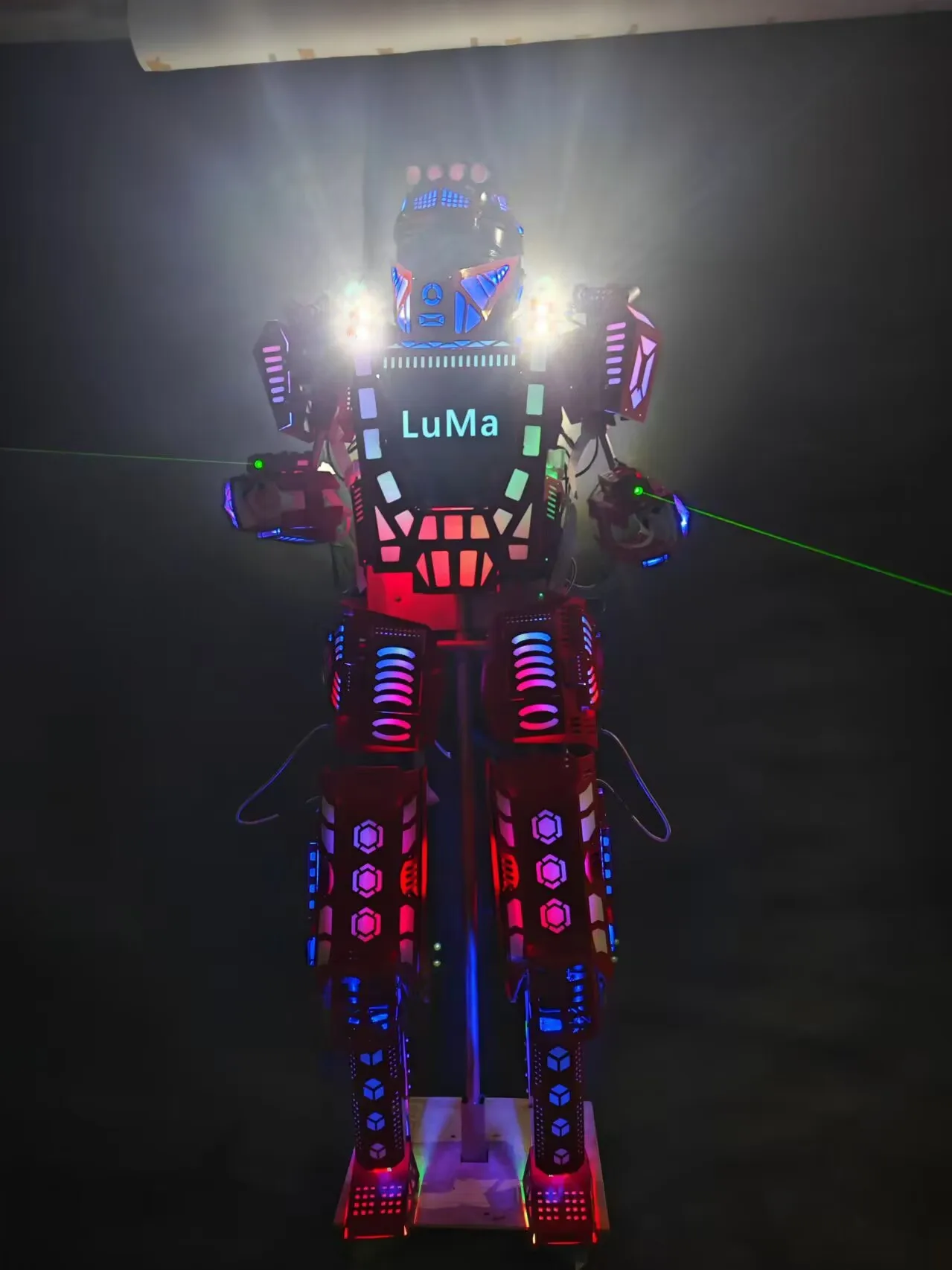 2025 New Led Robot Costume Factory Hot Sales Robot Wedding DJ ...