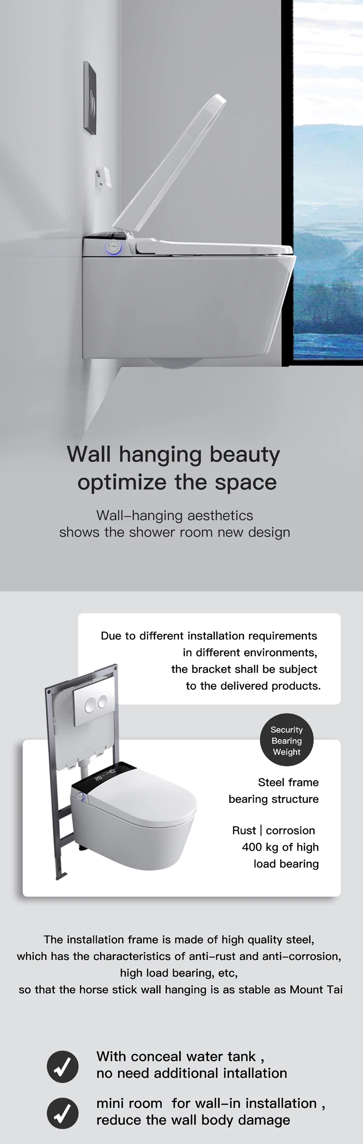 Smart Toilet - Intelligent Wc Commode with Remote Control