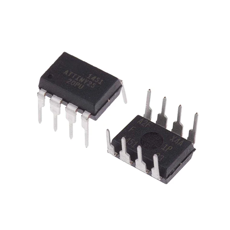 Attiny85-20pu Mcu 8bit 8kb Dip Microchip Ic Chip Attiny85 Electronic ...