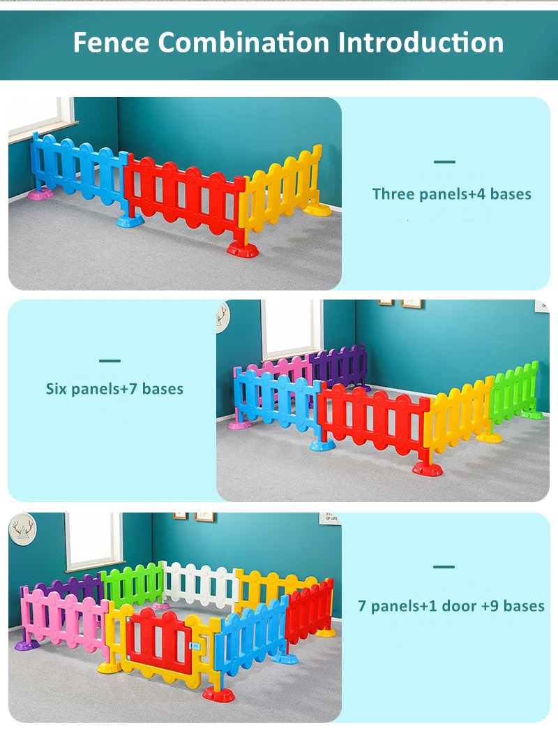 Cute White Pink Green Blue Red Soft Play Gate Party Rental Equipment ...