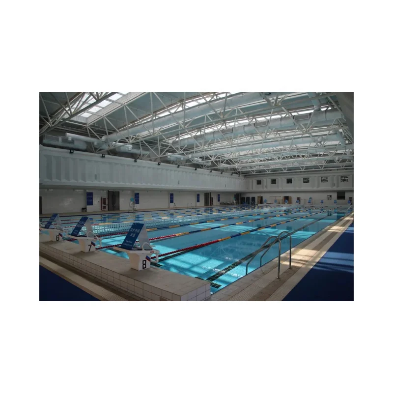Prefabricated Light Steel Structure Truss Swimming Pool Roof Steel ...