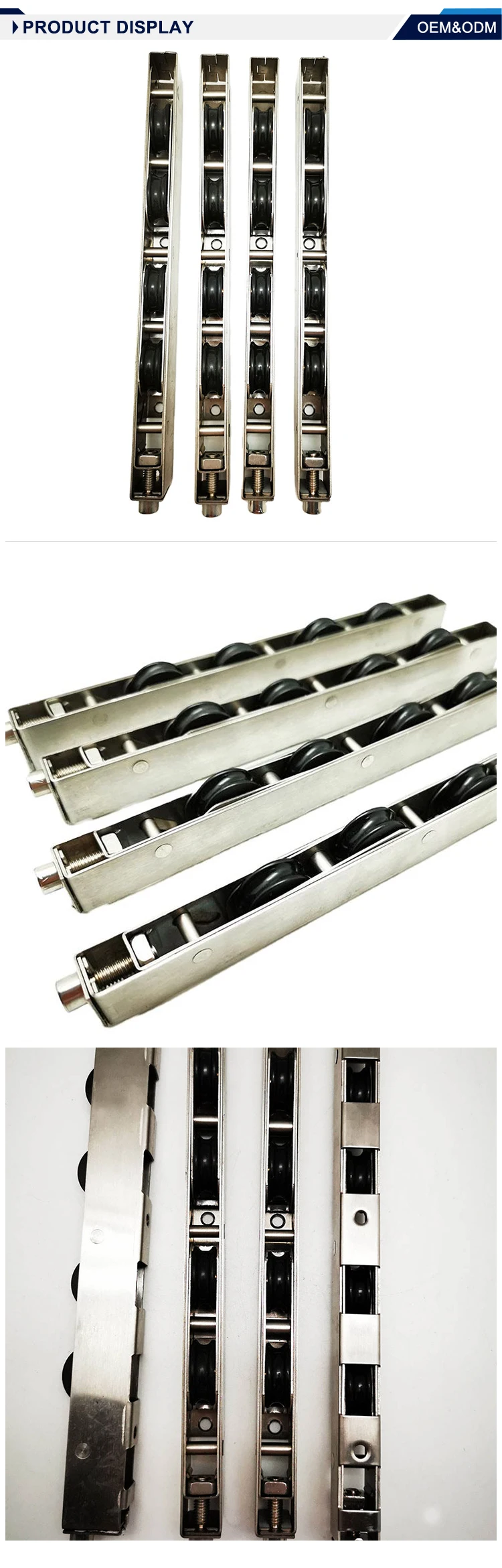 Heavy Duty Wardrobe Closet Roller Wheels Sliding Closet Mirror Door ...