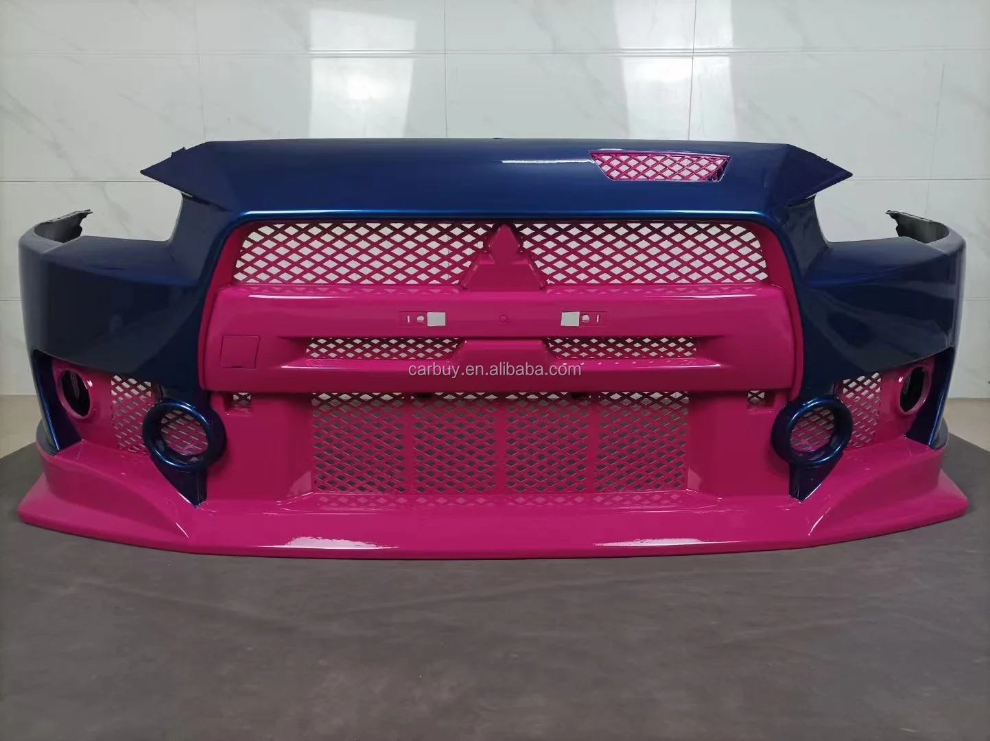 FQ400 Style Front Bumper for 2009-2015 Mitsubishi Lancer | Aftermarket ...