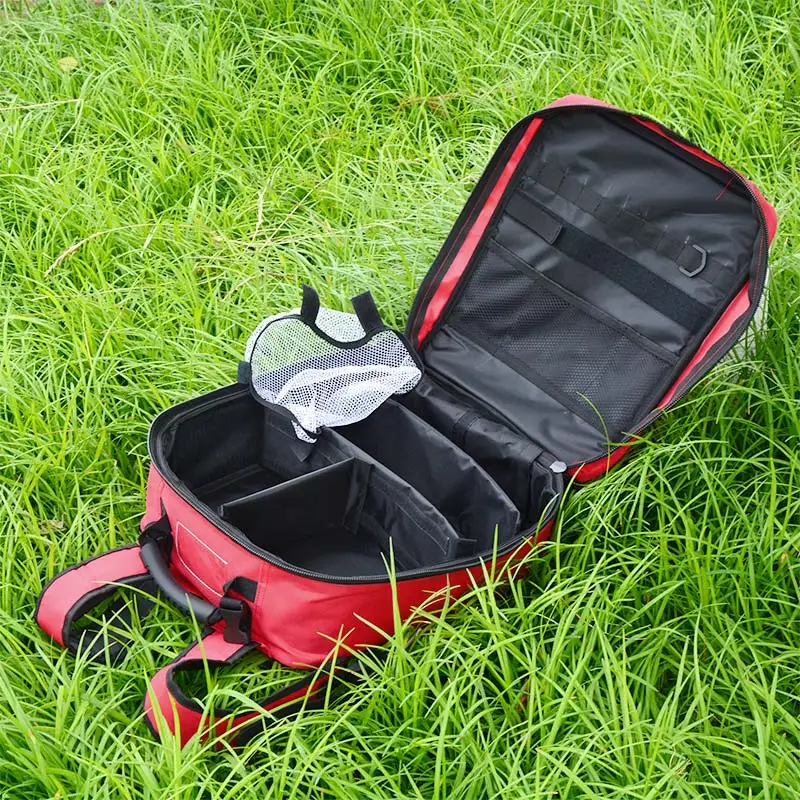 Red Emergency Rescue Ambulance Nurses First Aid Bag Medic Module ...