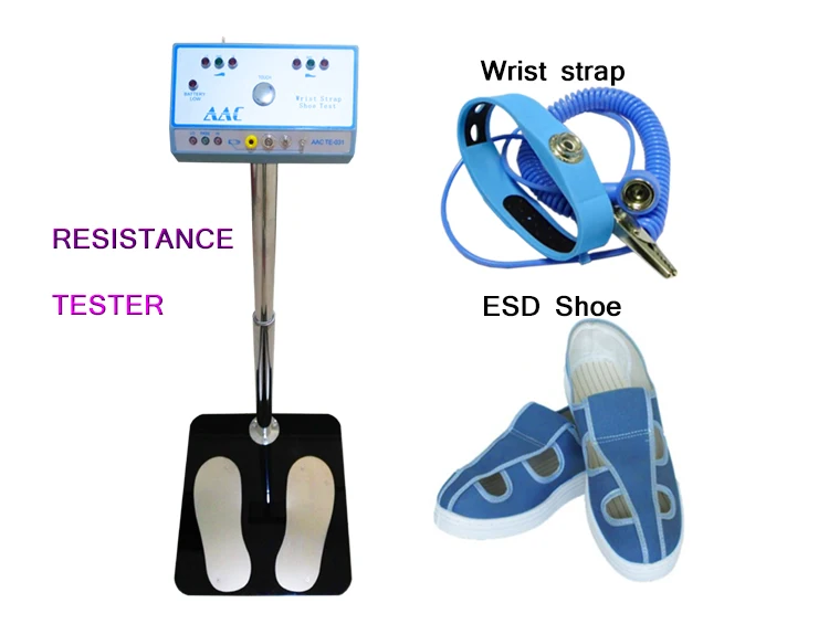 Hot Sale! 2021 Cleanroom Use Dual Esd Wrist/foot Strap Tester With Led ...