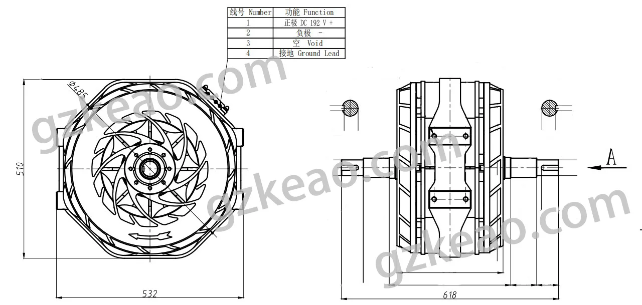 1200N.M Torque Eddy Brake Power Absorber for High HP Dyno Testing