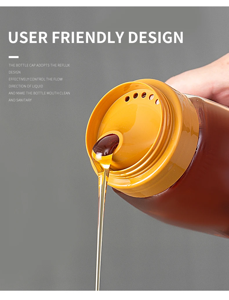 Transparent Honey Packaging - PET Bottles with Custom Logo