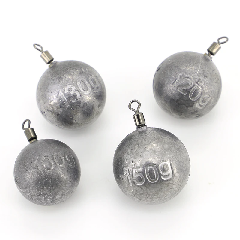 Fishing Tackle Supplier Ball Shaped Lead Weight Fishing Lead Sinkerd ...