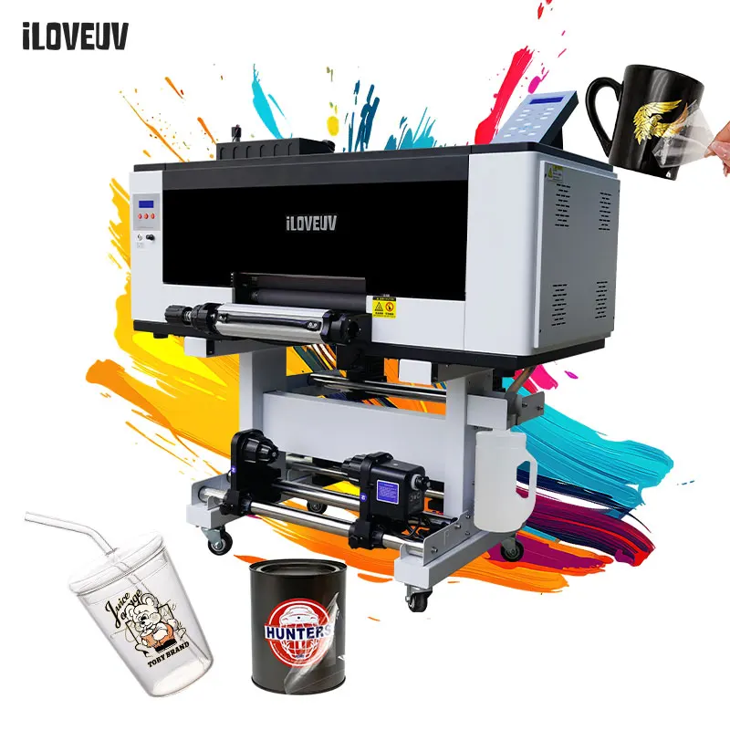 A3/A2 UV DTF Printer Machine One Pass Epson F1080/XP600/I1600-U1 CMYK W ...
