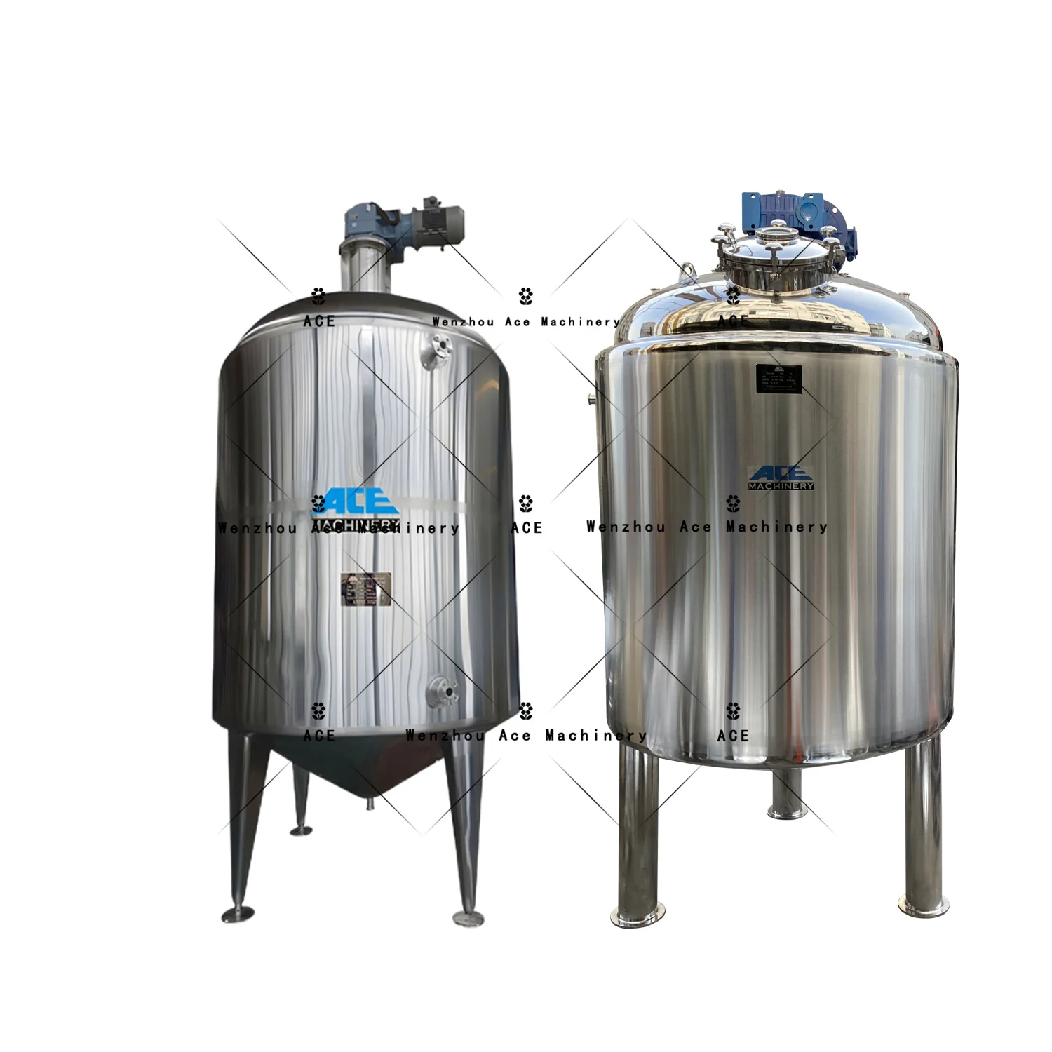 Tank Reactor Steel Industrial Stirred Tank Reactor For Food Production ...