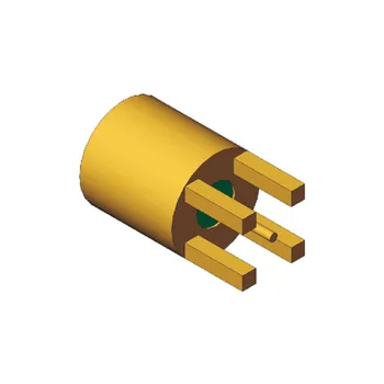 Hermetic Seal Smp Snap-on Connector Straight Pcb Mount Connector Smp ...