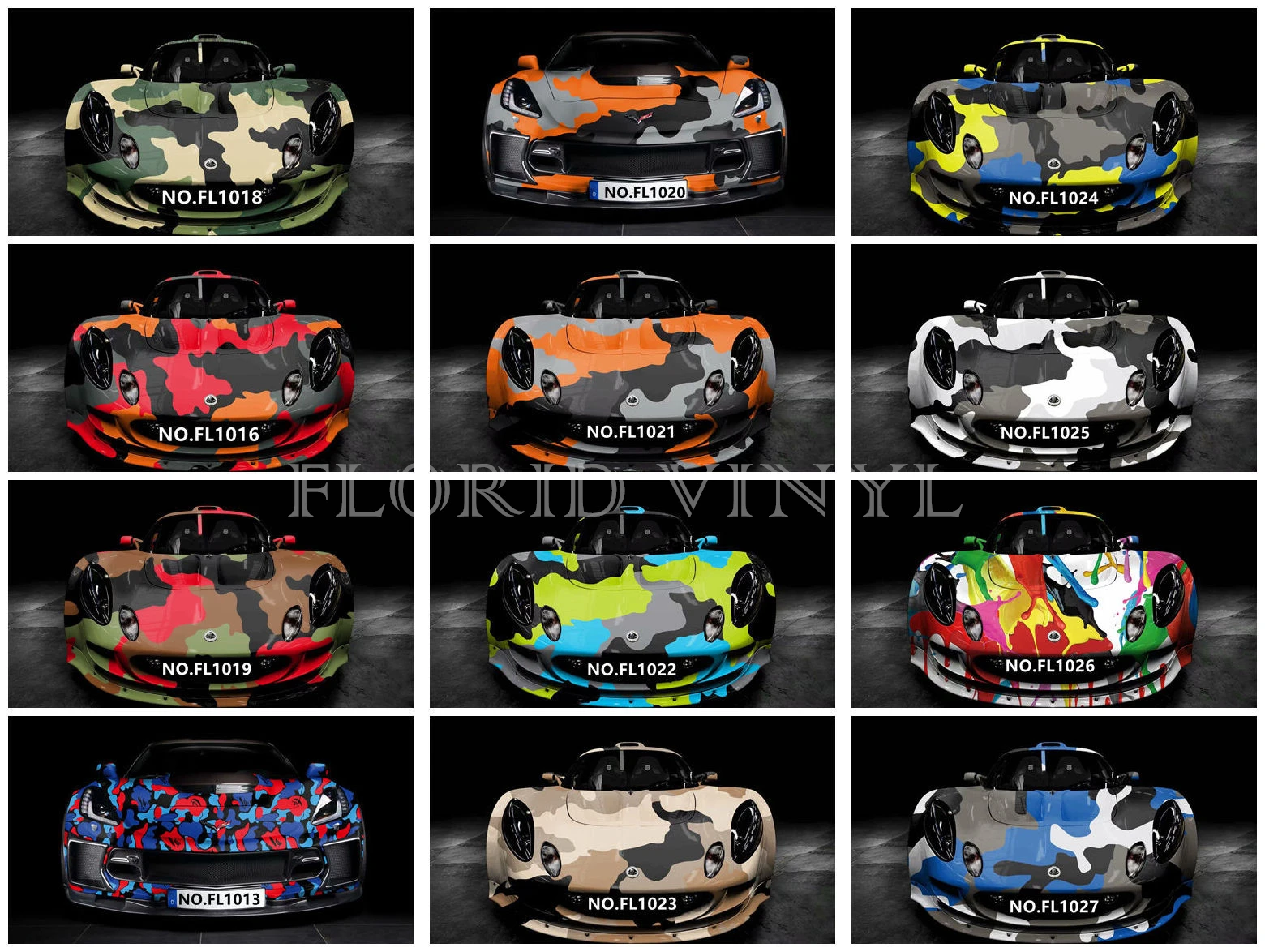 Custom Camouflage Vinyl Wrap Roll - 1000 Designs of Camo Vinyl for ...