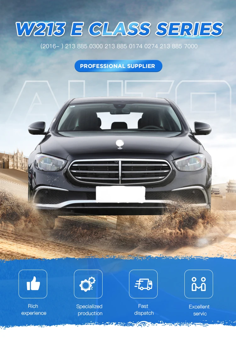 厂家直销奔驰e级w213 2016 + 2138850300 2138857000 2138850174汽车前保险杠条格栅车身套件 - Buy ...
