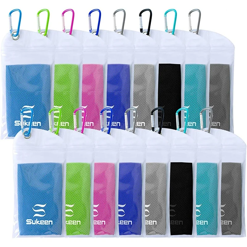 Polyester Instant Ice Chill Cool Towel Instant Cooling Sports Custom ...