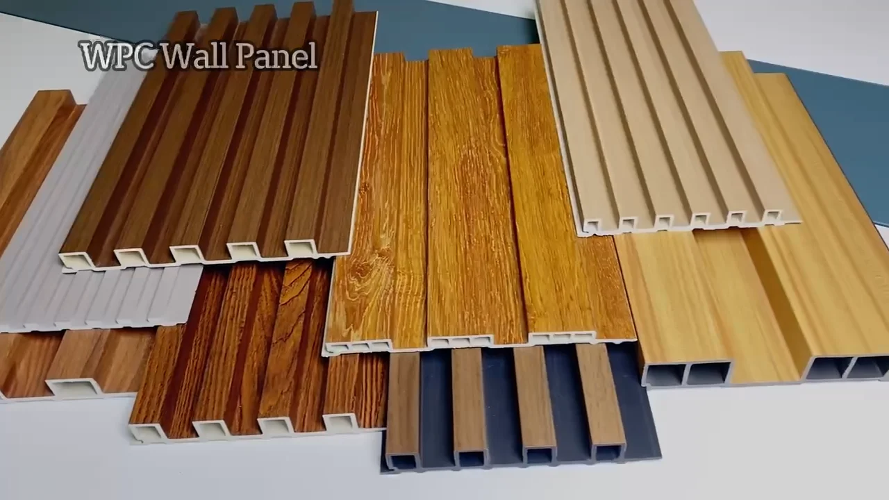 Black Wpc Wall Pamel Upholstery Board Factory Direct Sales Wall Panels ...