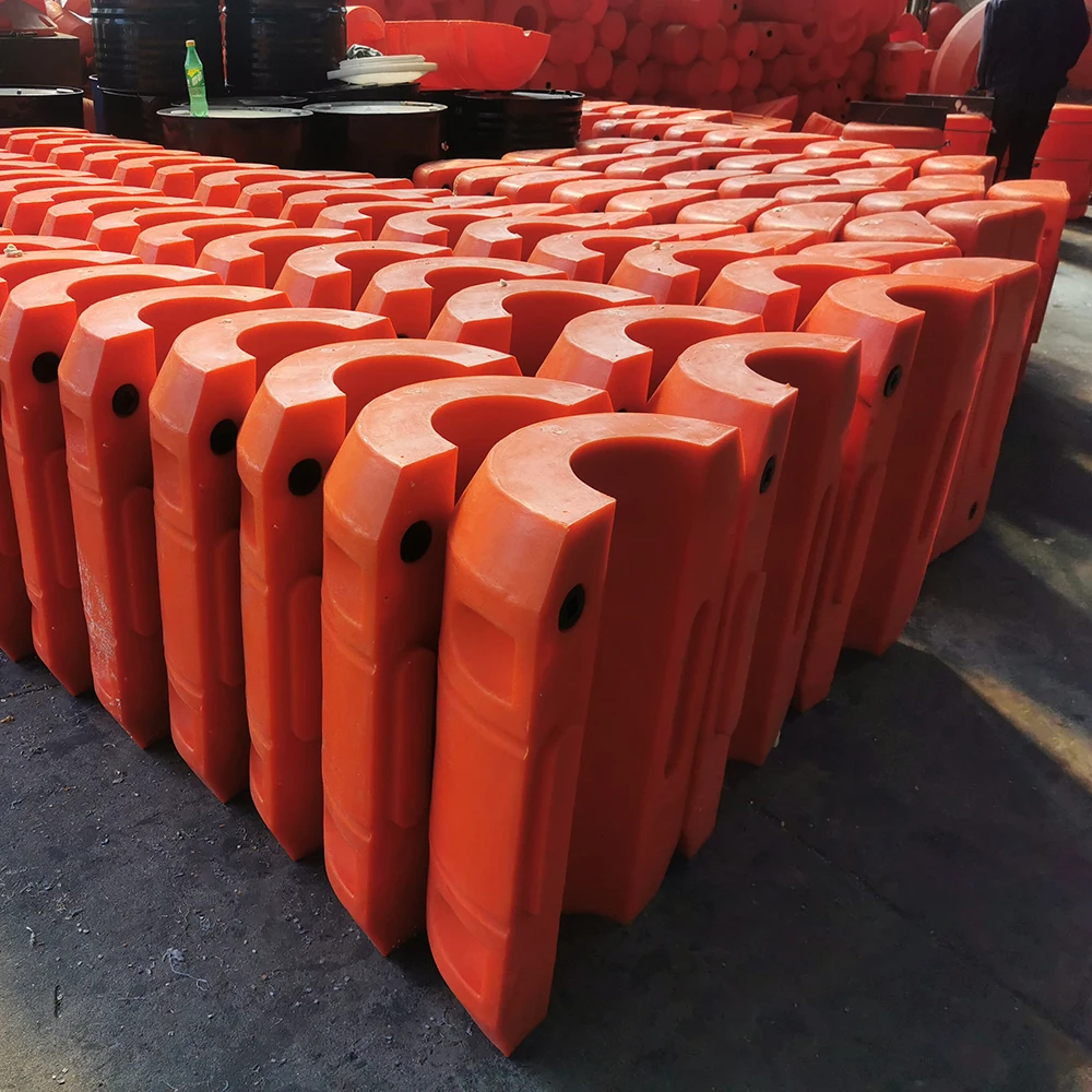 Marine Rotational Molding Plastic Dredging Floats Foam Filled Hose ...