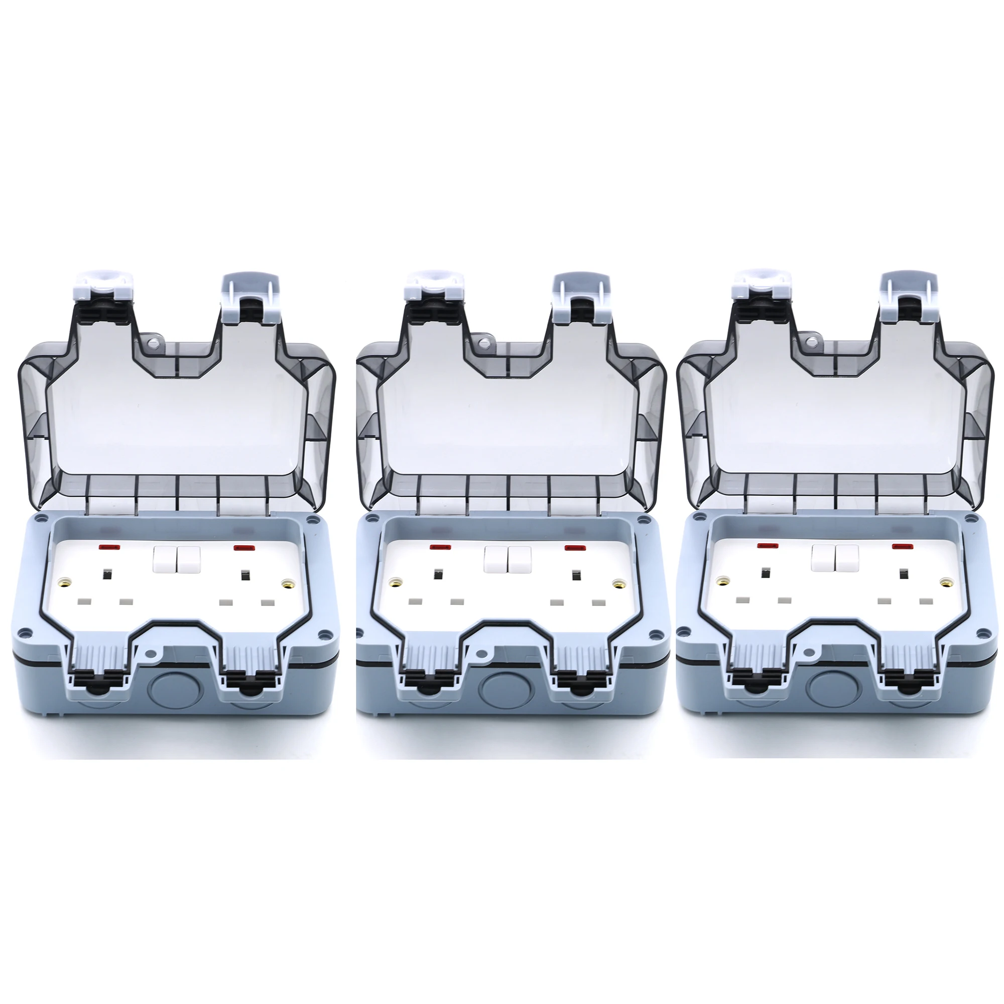 Ip66 British Standard Switch Socket Waterproof Protection Box Outdoor ...