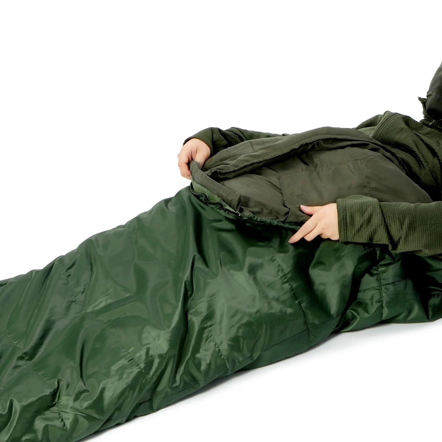 Patrol Sleeping Bags Modular Sleep Gear for All Season Olive Green ...