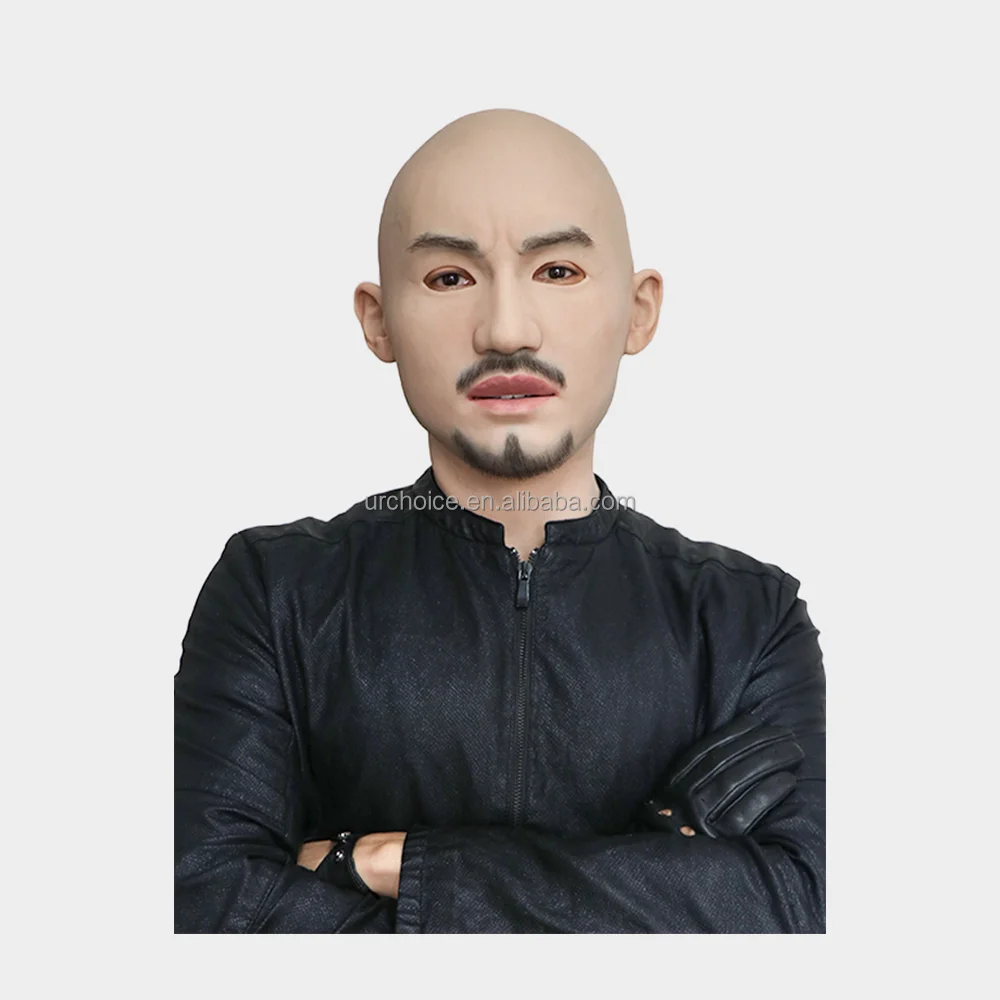Realistic Silicone Male Mask Real Silicon Young Man Head for Human Face ...