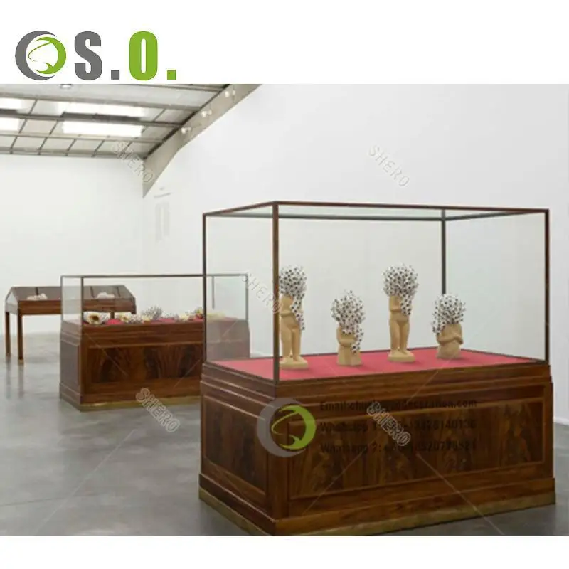 Shero History Showcase Custom Glass Display Cabinet Museum Display Case ...