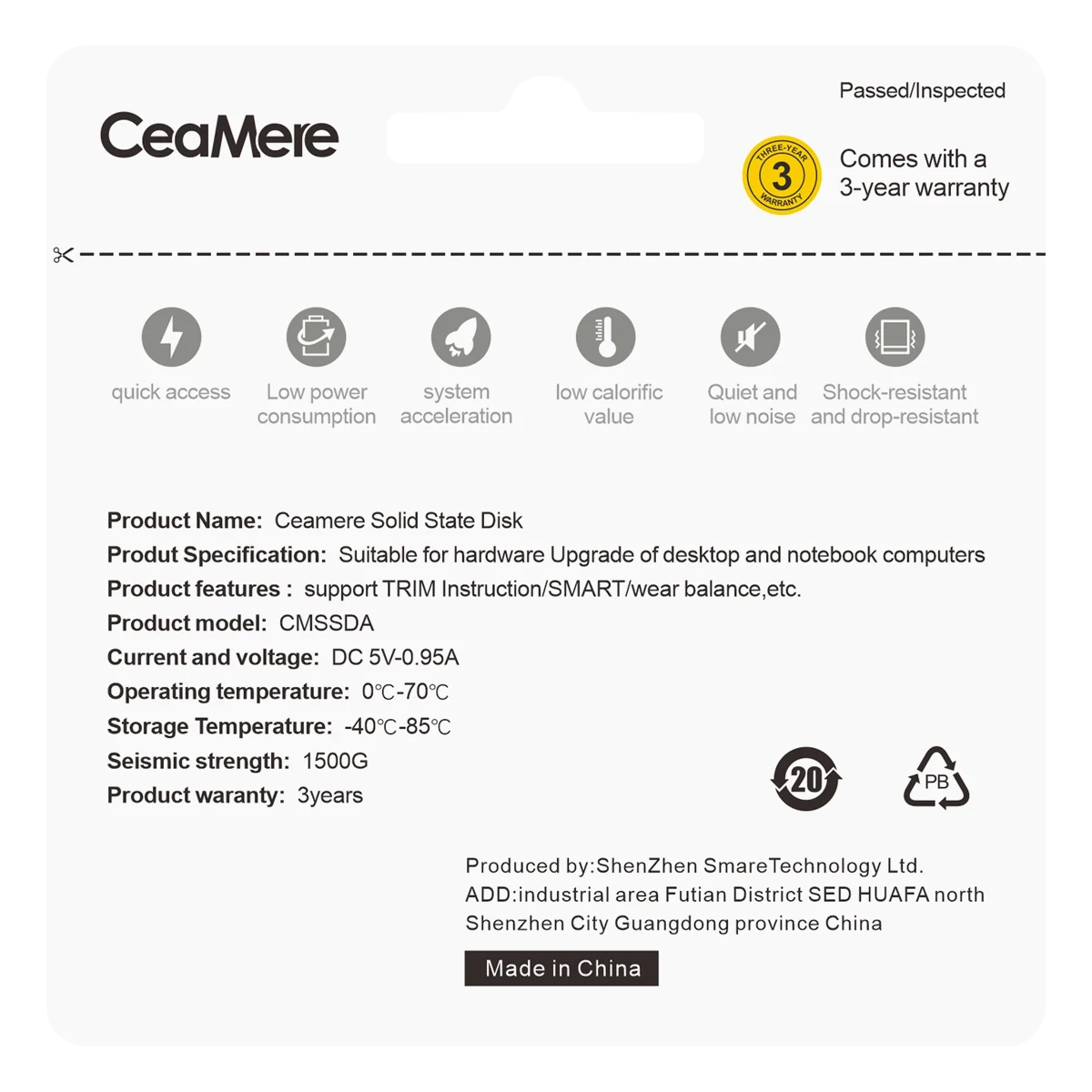 Ceamere SSD Hard Drives - High Performance Storage Solutions